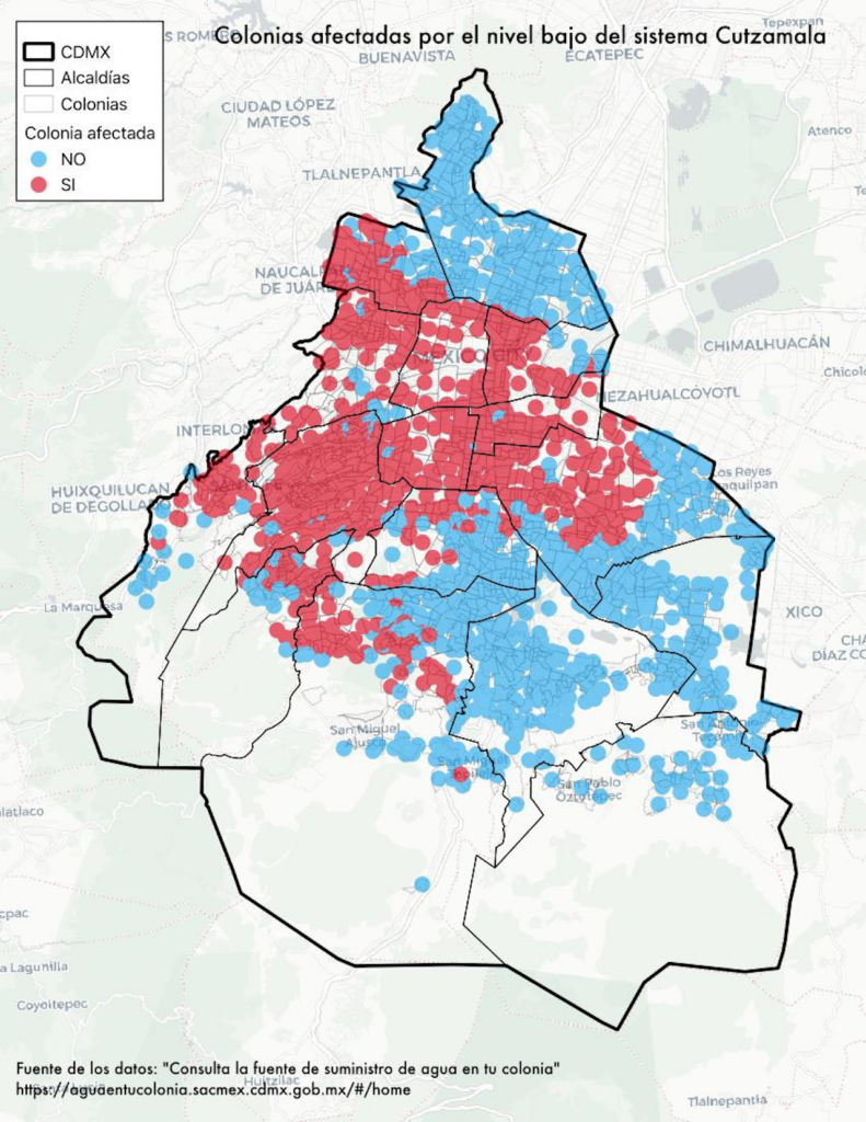 Las 9 alcaldías de CDMX más afectadas por el desabasto de agua