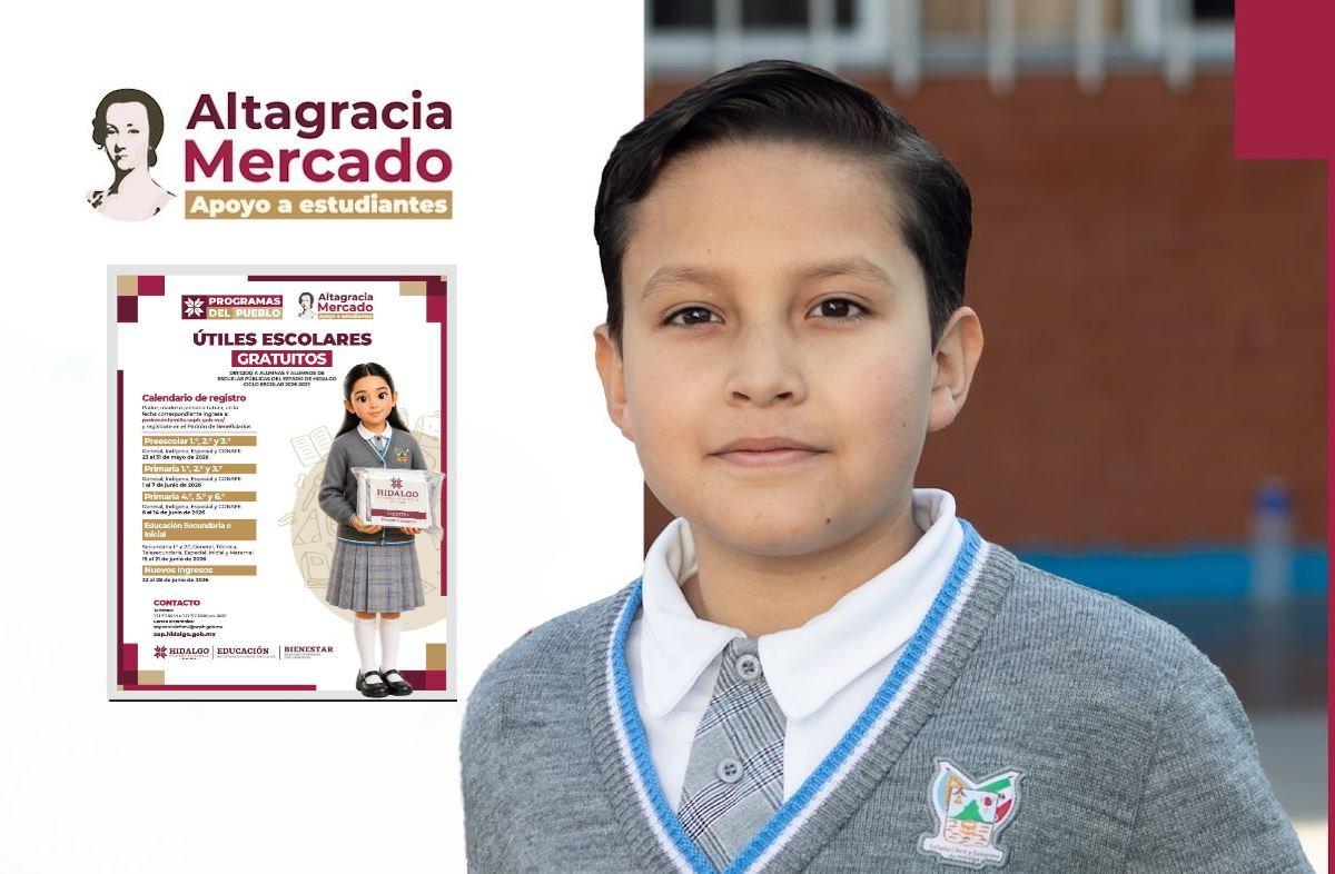 SEPH Hidalgo apoyo de útiles escolares Altagracia Mercado 2026 ...